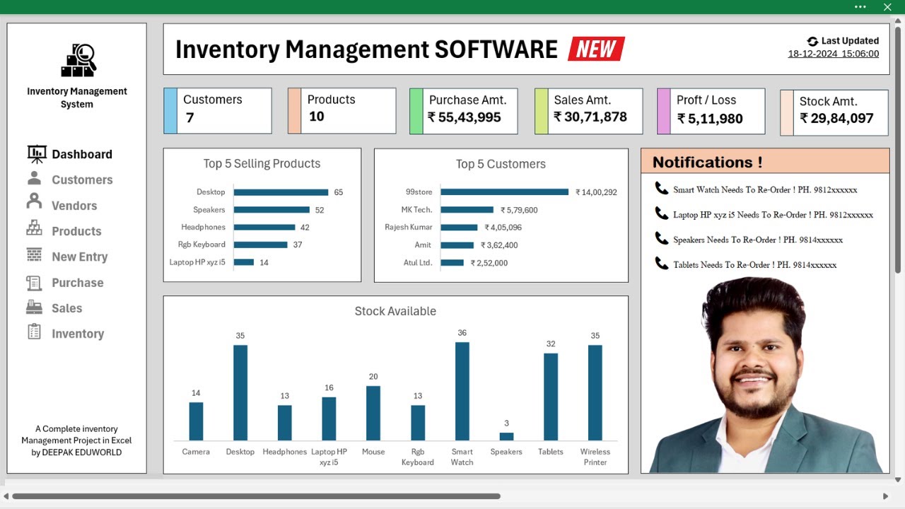 Comprehensive Guide to Automated Inventory Management in Excel | Galaxy.ai Comprehensive Guide to Automated Inventory Management in Excel | Galaxy.ai