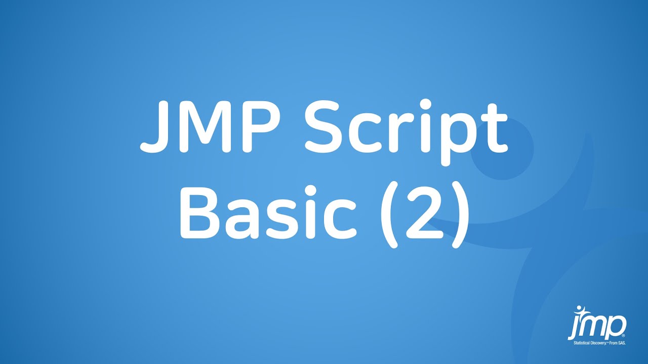 JMP Script Basic 2 (Korean)