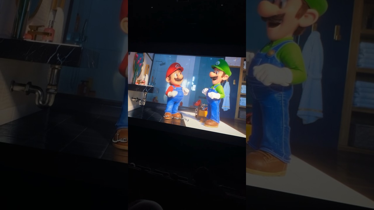 The super Mario movie sence handshake 🤝