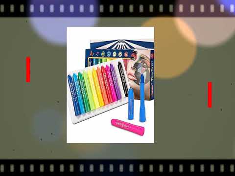 Happlee 12 Colors Face Paint Crayons Non-toxic & Washable Body Painting | 2019 Gaby te enseña