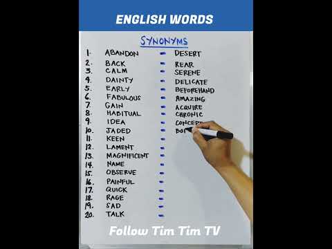 English Words: Synonyms: Abandon - Desert