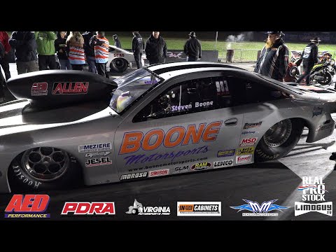 Real Pro Stock - FULL Q3 - Steven Boone Finishes ON TOP - 2023 PDRA Brian Olson Memorial Final VMP