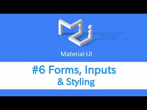 Learn Learn React Material UI 6 Forms Inputs Styling - Mind Luster