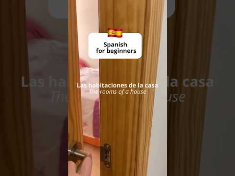 Learn the ROOMS of the HOUSE in Spanish 🏡🇪🇸 | Spanish for beginners