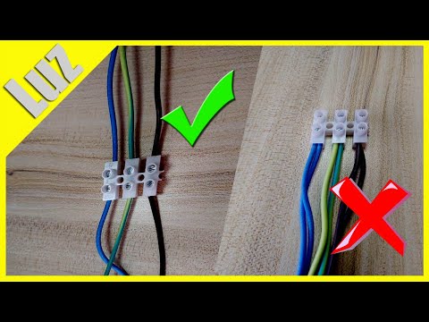 ¿Cómo empalmar cables con regletas?