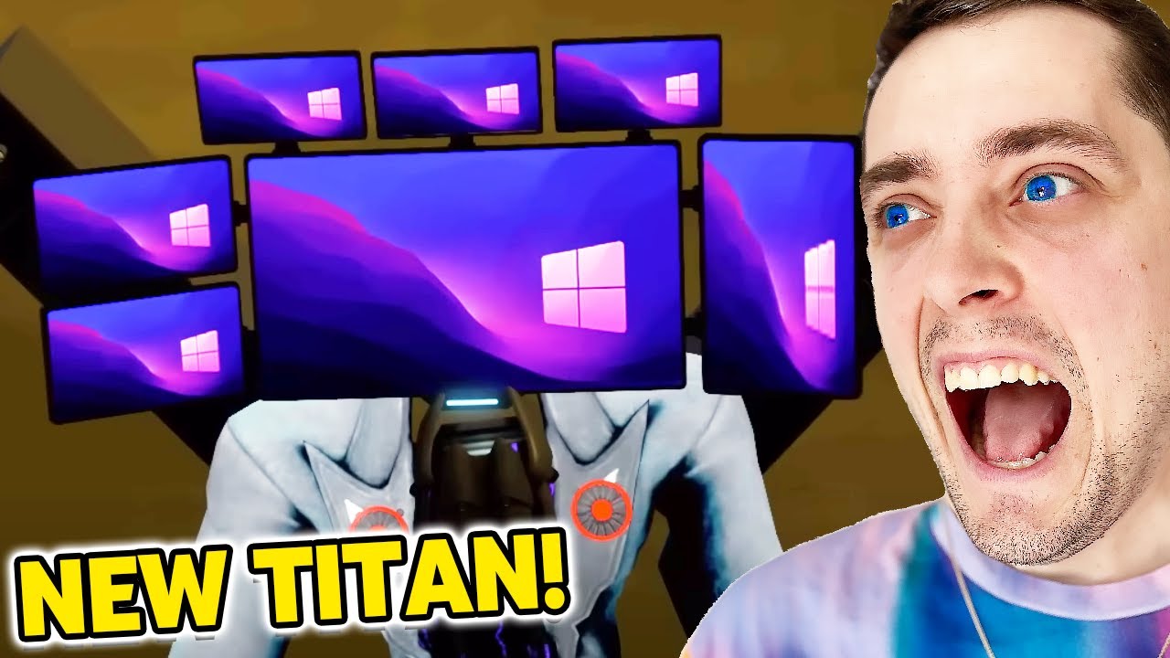 NEW TITAN WINDOWS MAN! xD | ComputerMan 19 REACTION