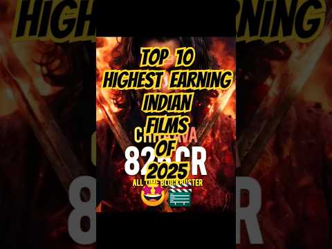 Top 10 Highest Earning Indian Films of 2025 (Jan-Jun) 🤩🎬 #top10 #highestgrossingindianfilms #shorts