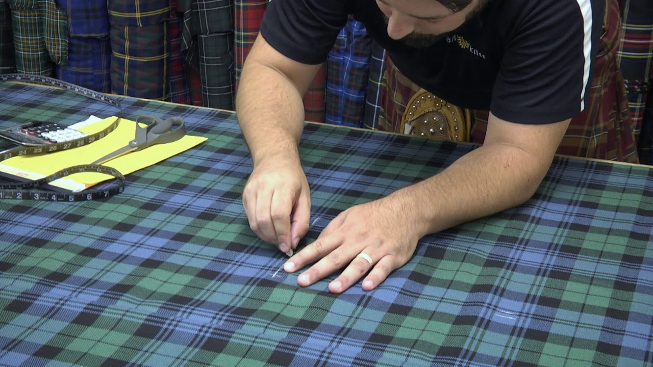 How do you make a kilt? Here's our 30-second quick view of the process.