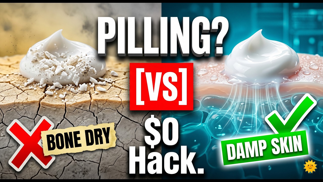 Why Does My Skincare Keep Pilling? | Try This $0 Chinese Hack