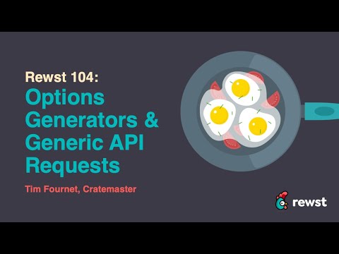 Rewst 104: Options Generators & Generic API Requests