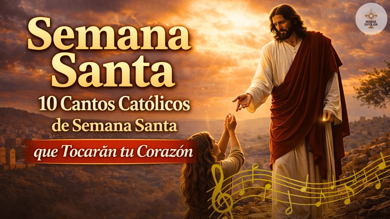 Semana Santa ✝️ 10 Cantos Católicos de Semana Santa que Tocarán tu Corazón  Música Católica