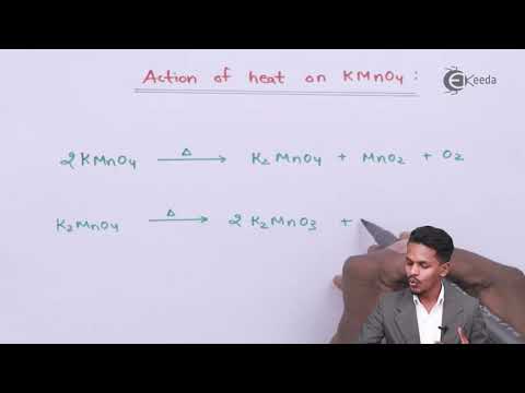 Action Of Heat On KMno4 - D and F Block Elements - Chemistry Class 12
