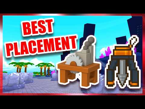 BEST PLACEMENT For AUTOCHOPPER And AUTOMINER In Roblox Build An Island