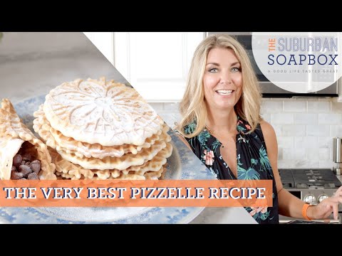 The Very Best Pizzelle Cookie Recipe