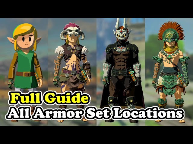 All armor sets in The Legend of Zelda Tears of the Kingdom - How to get ...