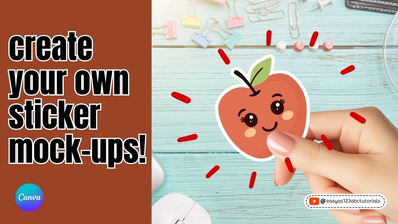 Create Sticker Mockup with Hand Canva Tips and Tricks