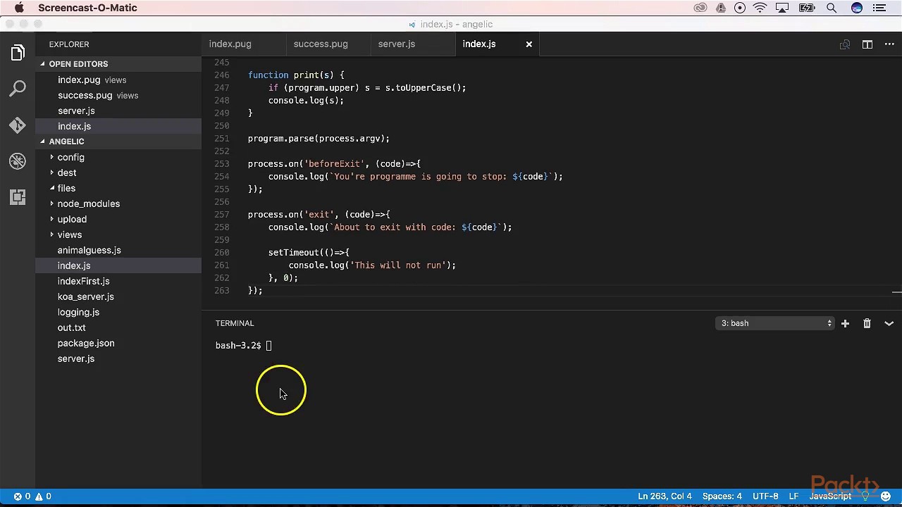 Mastering Node.js : Taking Control Over the Process | packtpub.com