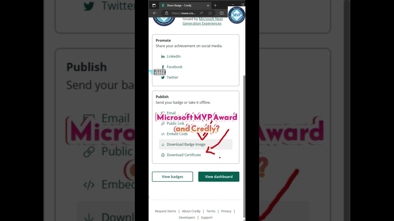 MVP Awards and Credly - What is going on? #mvpbuzz