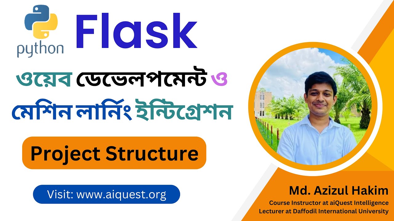 04. Python Flask Bangla Tutorial | Flask Project Structure | Python Flask