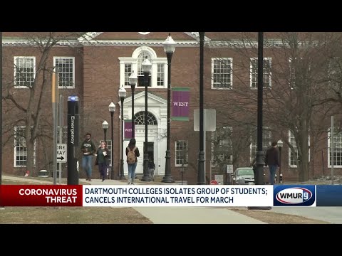 Group of students isolated at Dartmouth College