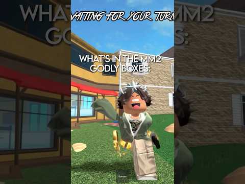 This is what’s in the mm2 godly boxes!!
