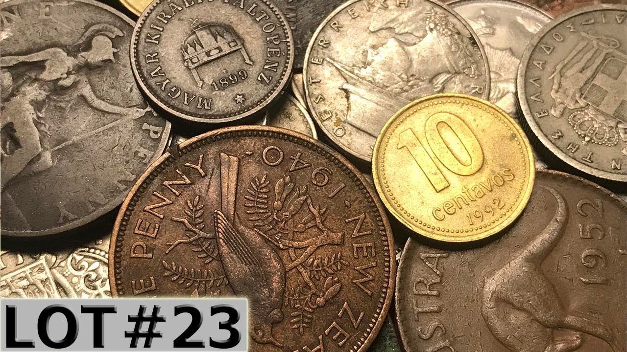 Unique OLD World Coin Finds In 1/2 Pound Foreign Coin Search - Lot #23