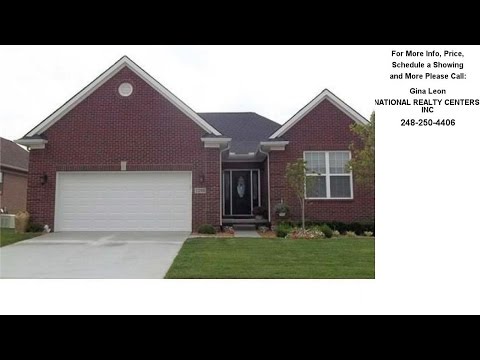 21179 Oakridge Drive, Clinton Twp, MI Presented by Gina Leon.