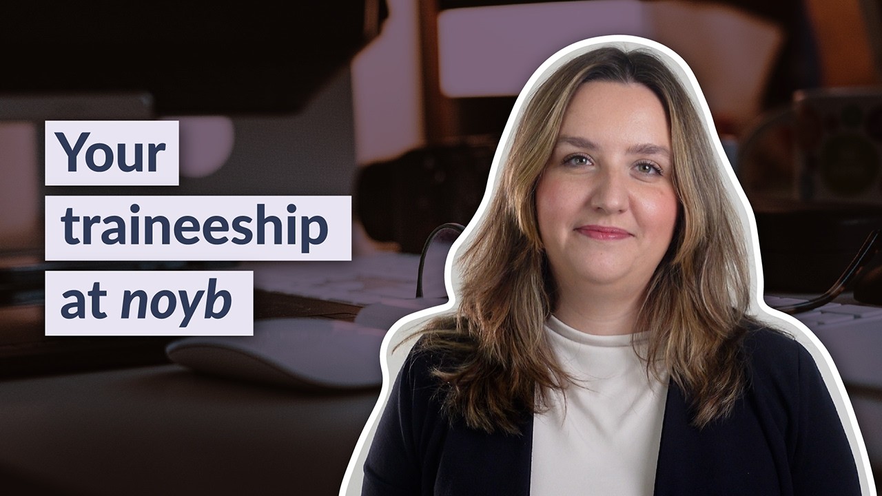 Your Legal Traineeship at noyb