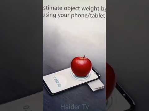 Use your smartphone as a weight scale 😲😲😲