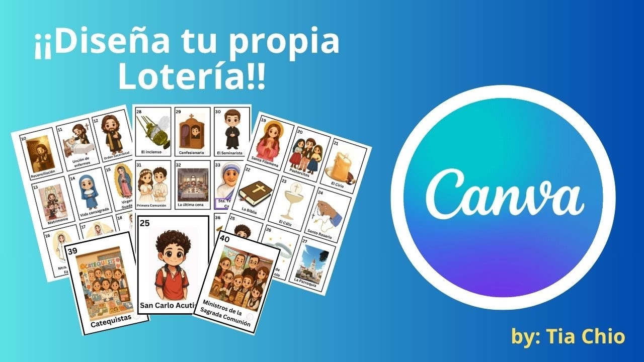 DIY en Canva: Lotería Infantil PERSONALIZADA. Tutorial Paso a Paso y GRATIS