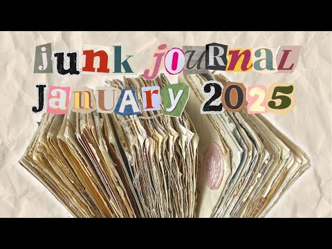 Junk Journal January 2025! 🌟 Journaling prompts & creator collaboration