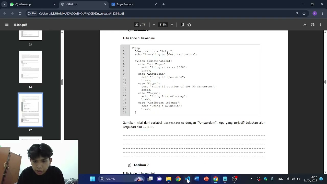 Tugas Modul 4 / Praktikum Pemrograman Web