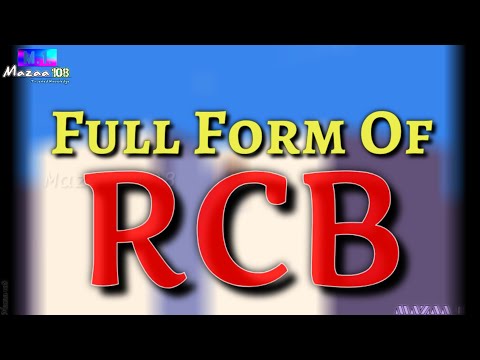 Full Form of RCB | RCB full form | RCB means | RCB Stands for | RCB | IPL Team Name Full Form | #IPL