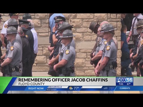 Floyd County honors 3rd fallen officer: Remembering Jake Chaffins