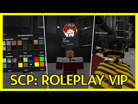 So I Bought The VIP Gamepass In SCP Roleplay...