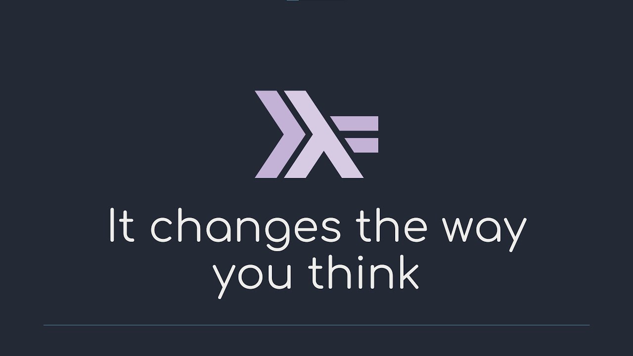 You want to learn Haskell. This is why.