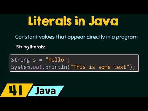 Learn Literals in Java - Mind Luster