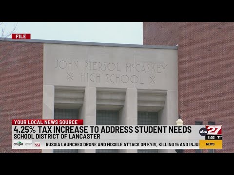 Higher taxes slated for Lancaster County