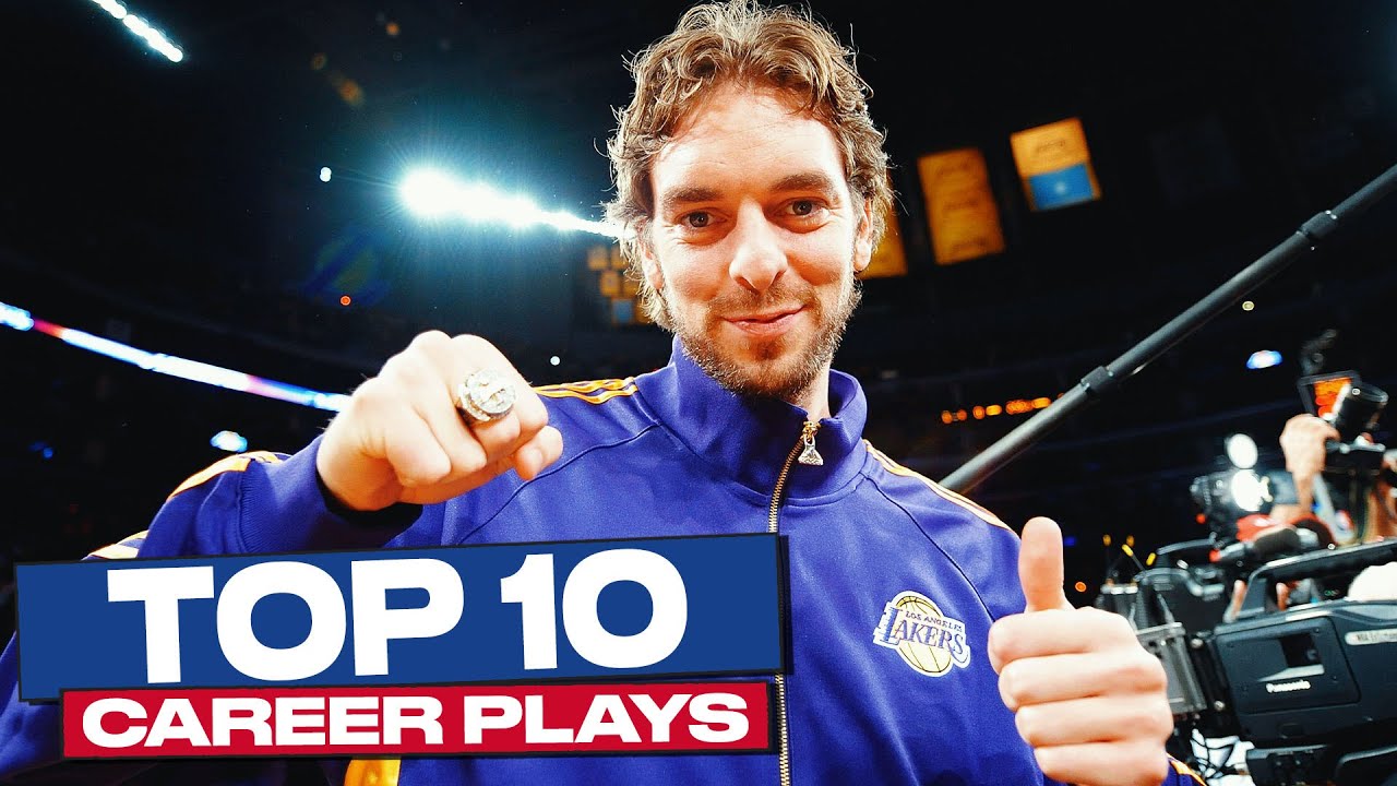 Pau Gasol Top 10 Career Plays ❤