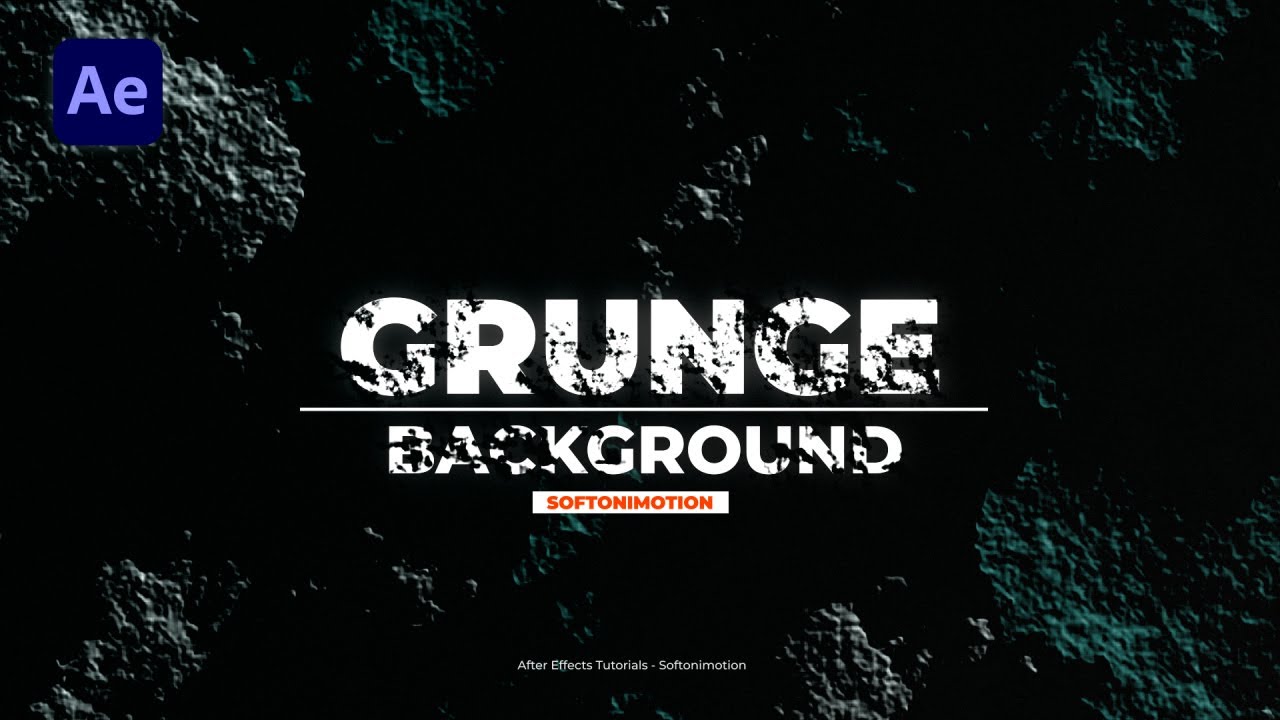 Create GRUNGE Background in After Effects - After Effects Tutorial