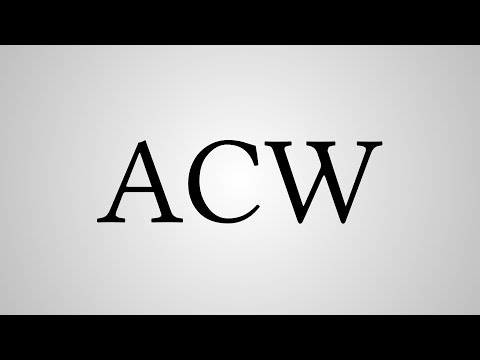 What Does "ACW" Stand For?
