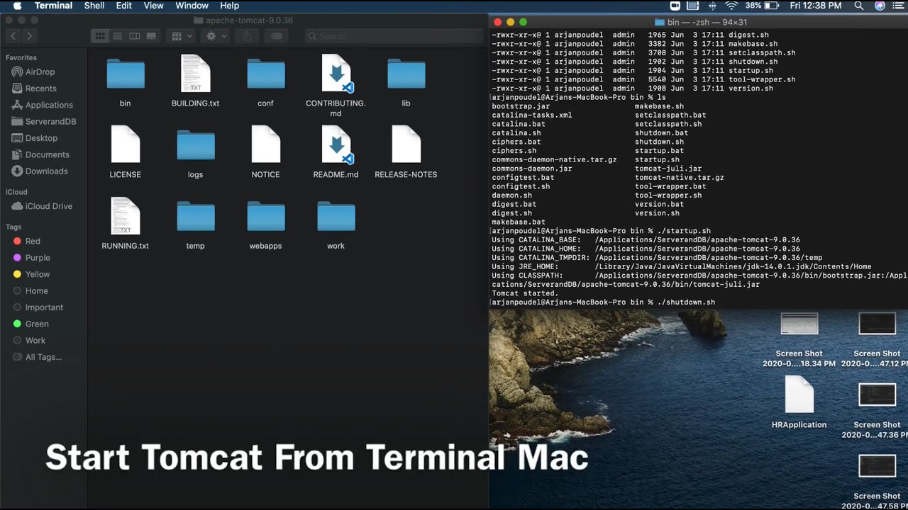 Start Tomcat From Terminal Mac