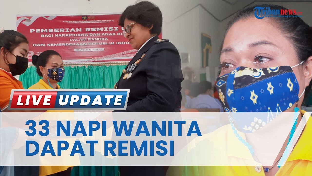Tangis 33 Napi Wanita saat Pembacaan Remisi 17 Agustus di Lapas ...