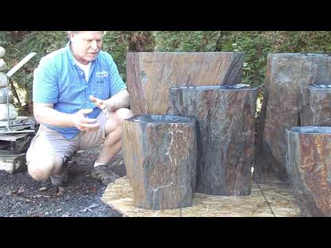 Rusty Rock Fountain Set Of Three, Set #2