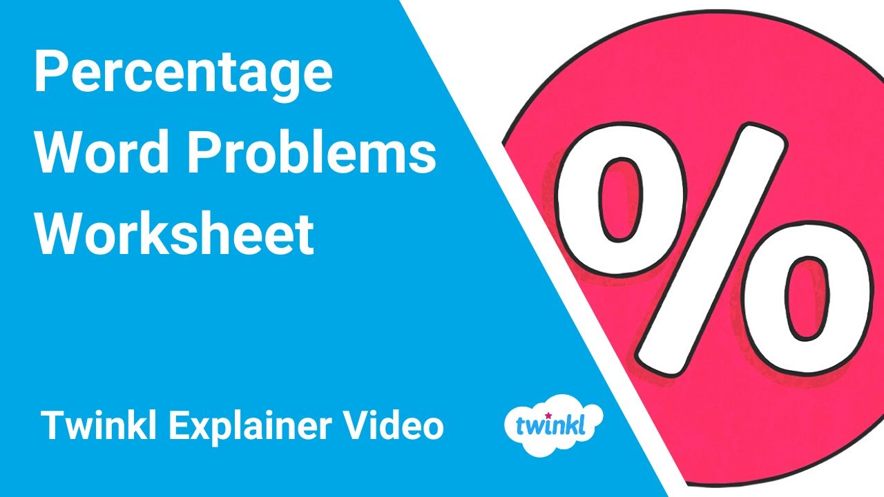 Learning Percentages with Word Problems