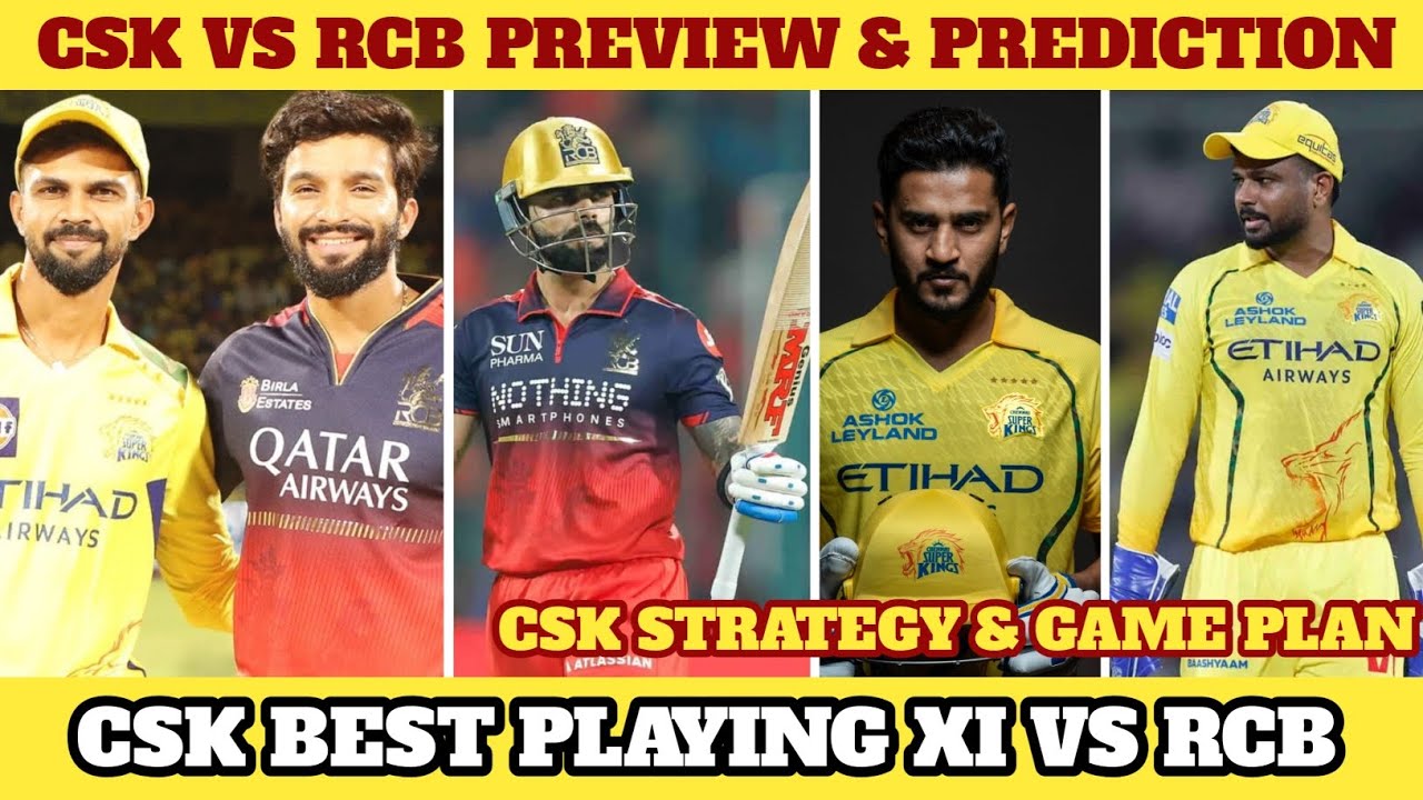 CSK IPL 2026 Best Playing 11 - CSK Strategy & Game Plan | CSK vs RCB Preview | CSK Updates Tamil |