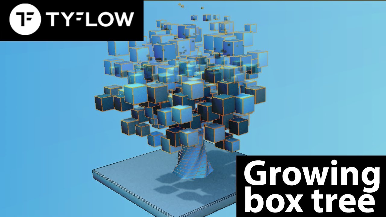 Growing Box Tree | Tyflow - Easy