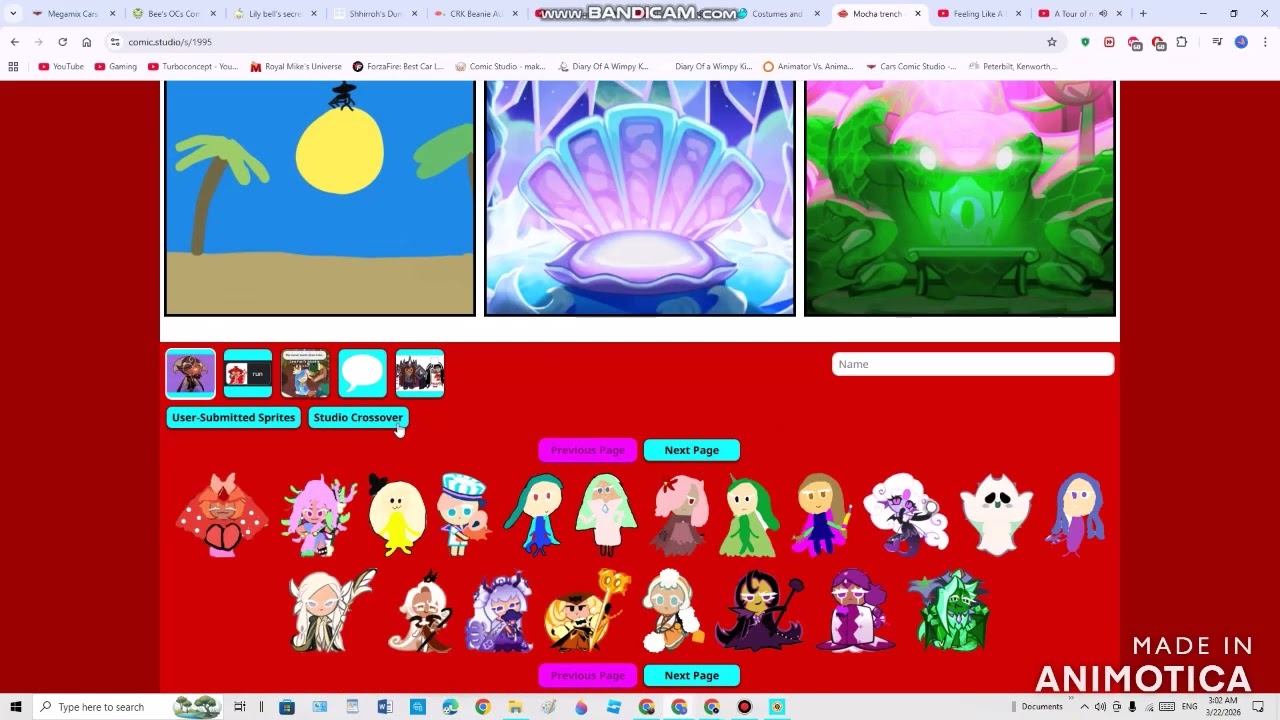 Mocha Trench Cookies Comic Studio but I put Minecraft Mobs and Players