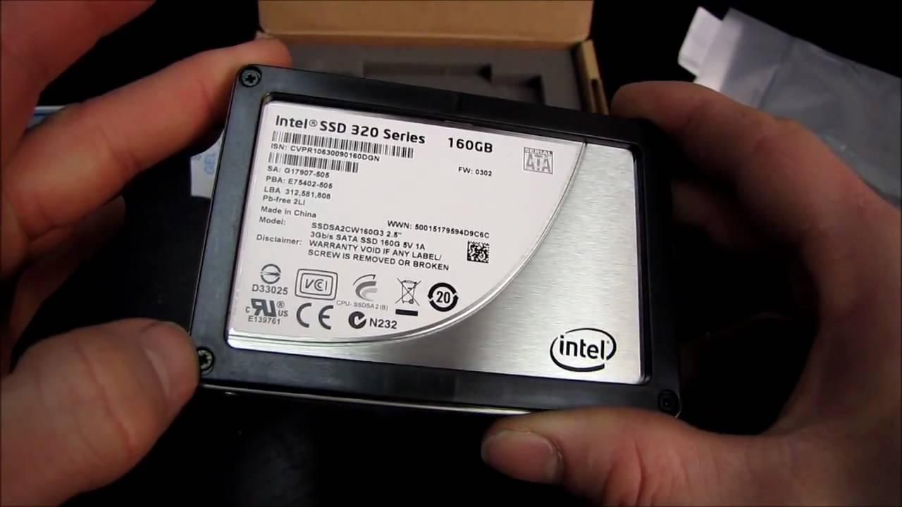 Intel 320 Series Mainstream Solid State Drive SSD Unboxing & First Look Linus Tech Tips