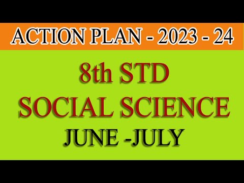 8th Std Social Action Plan for June & July 2023-24